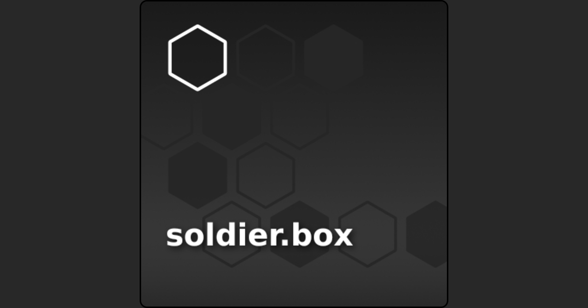 soldier.box - Profile | .box